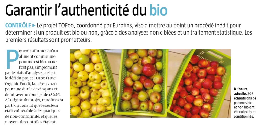 Garantir l'authenticité du bio - TOFOO